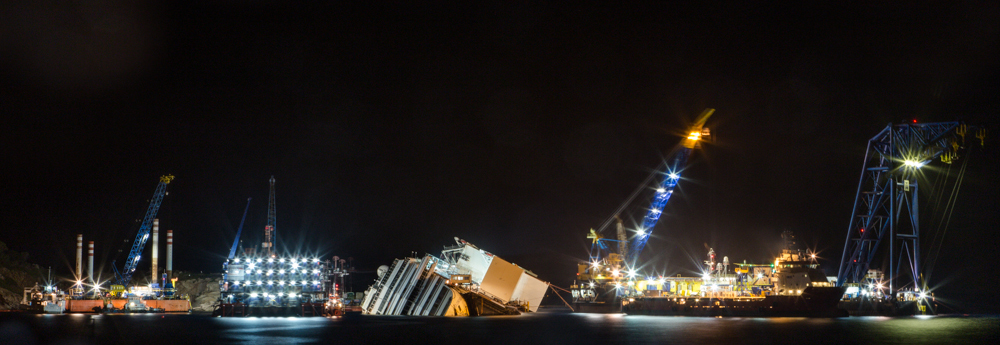 Costa Concordia, the parbuckling project | Florence Daily News